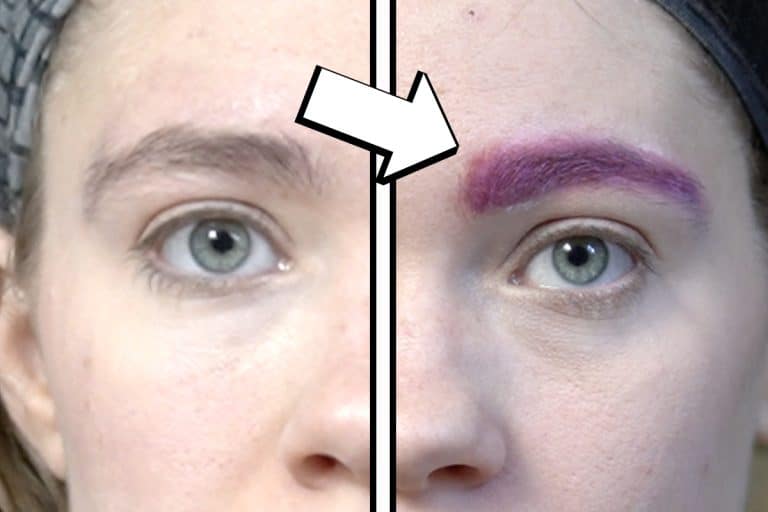 Tutorial: Color Your Eyebrows to Match Bright Wigs