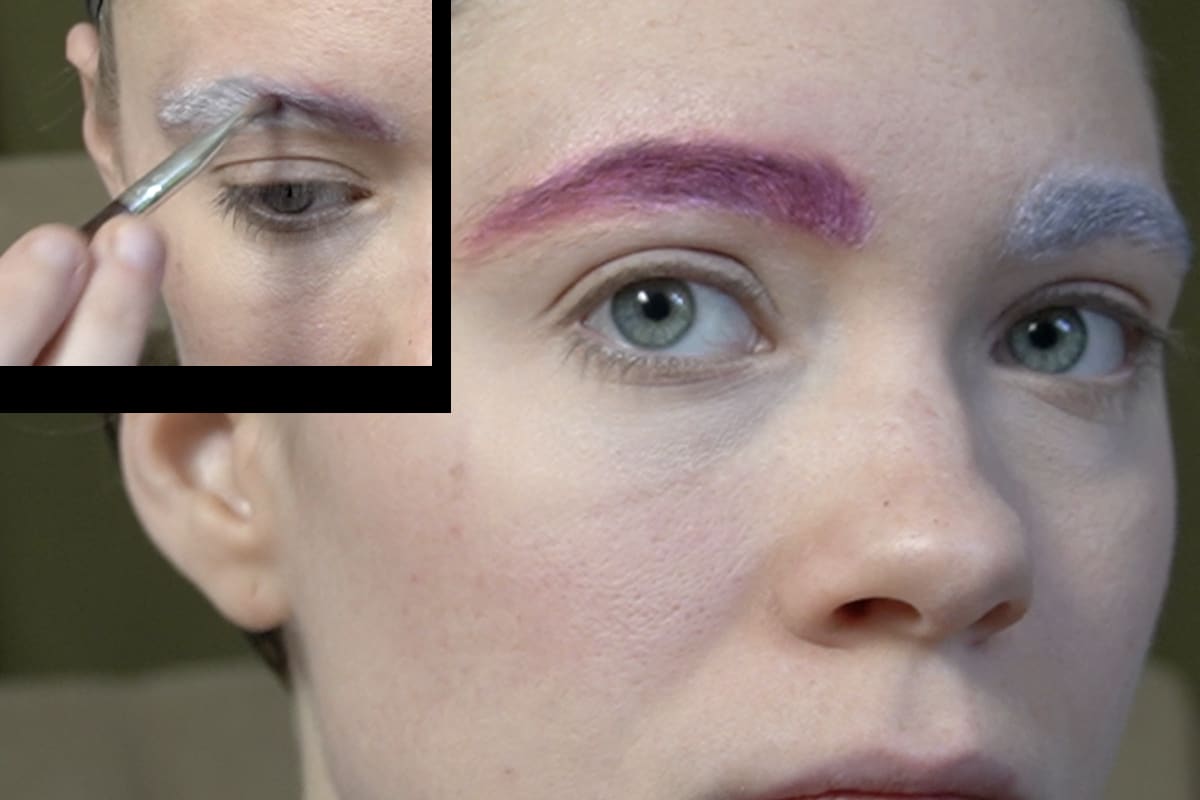 Tutorial: Color Your Eyebrows to Match Bright Wigs