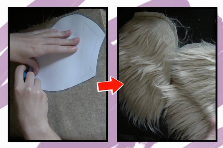 How to Make Floppy Dog Ears with (faux) Fur