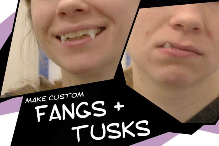 2 Easy Methods to Make Fangs and Tusks for Cosplay