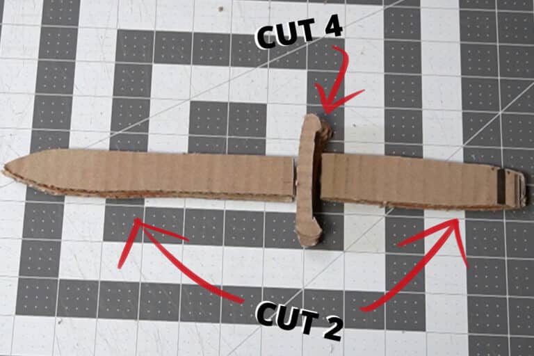 How to Make a Cardboard Dagger or Knife for Your Cosplay (the easy way)