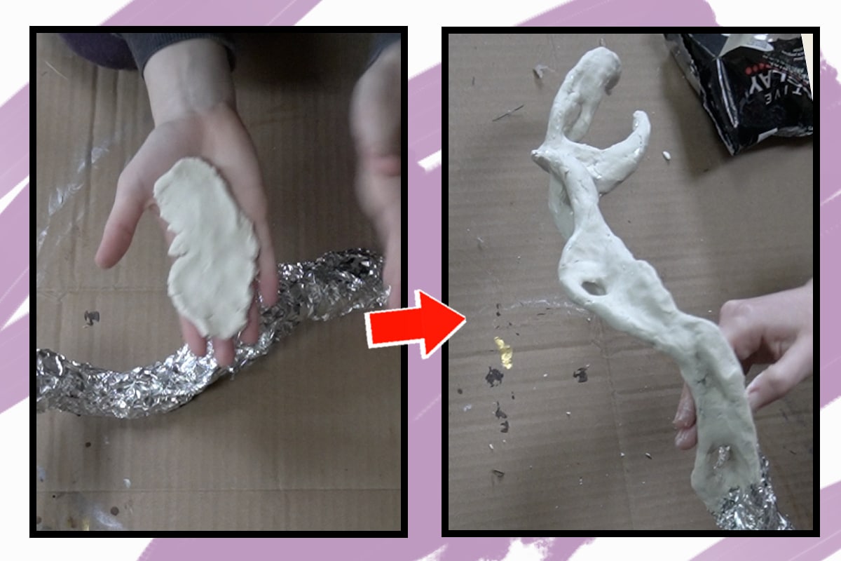 How to Make a 'Wooden' Wizard Staff (with clay)