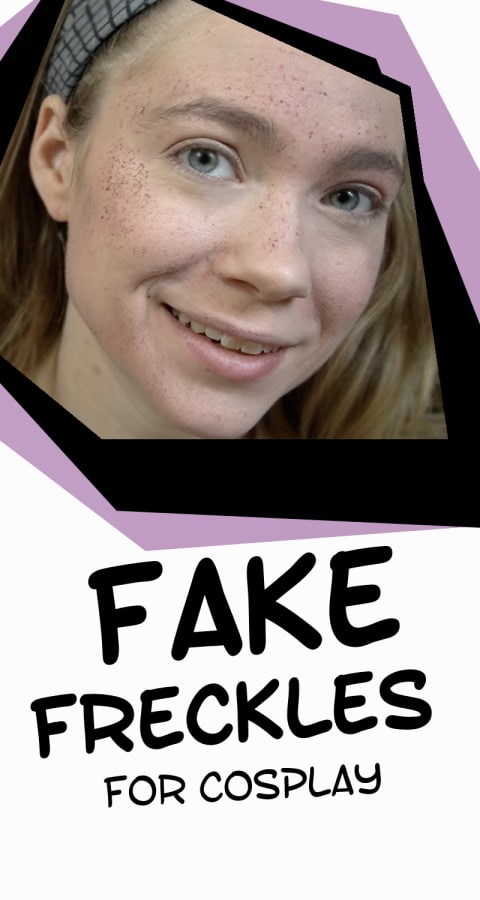 Tutorial: Realistic Fake Freckles Using a Stipple Sponge (for cosplay)